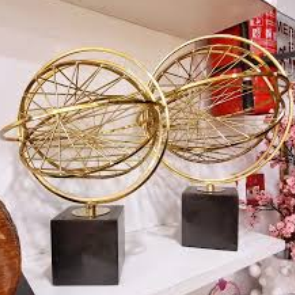 Golden Geo Orb – Meeshan Home
